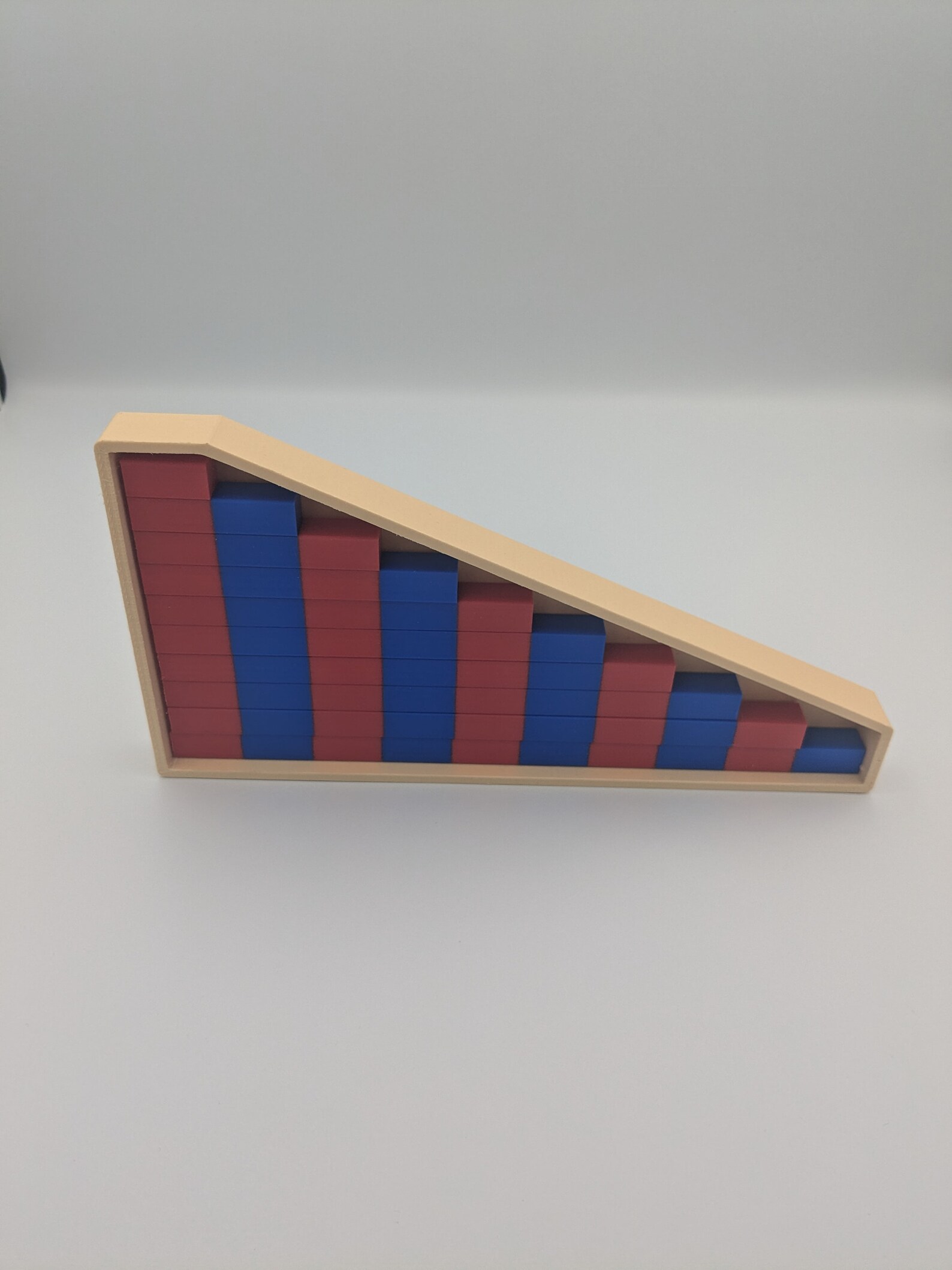 Red and Blue Number Rods and Number Tiles Set - Educational Learning ...
