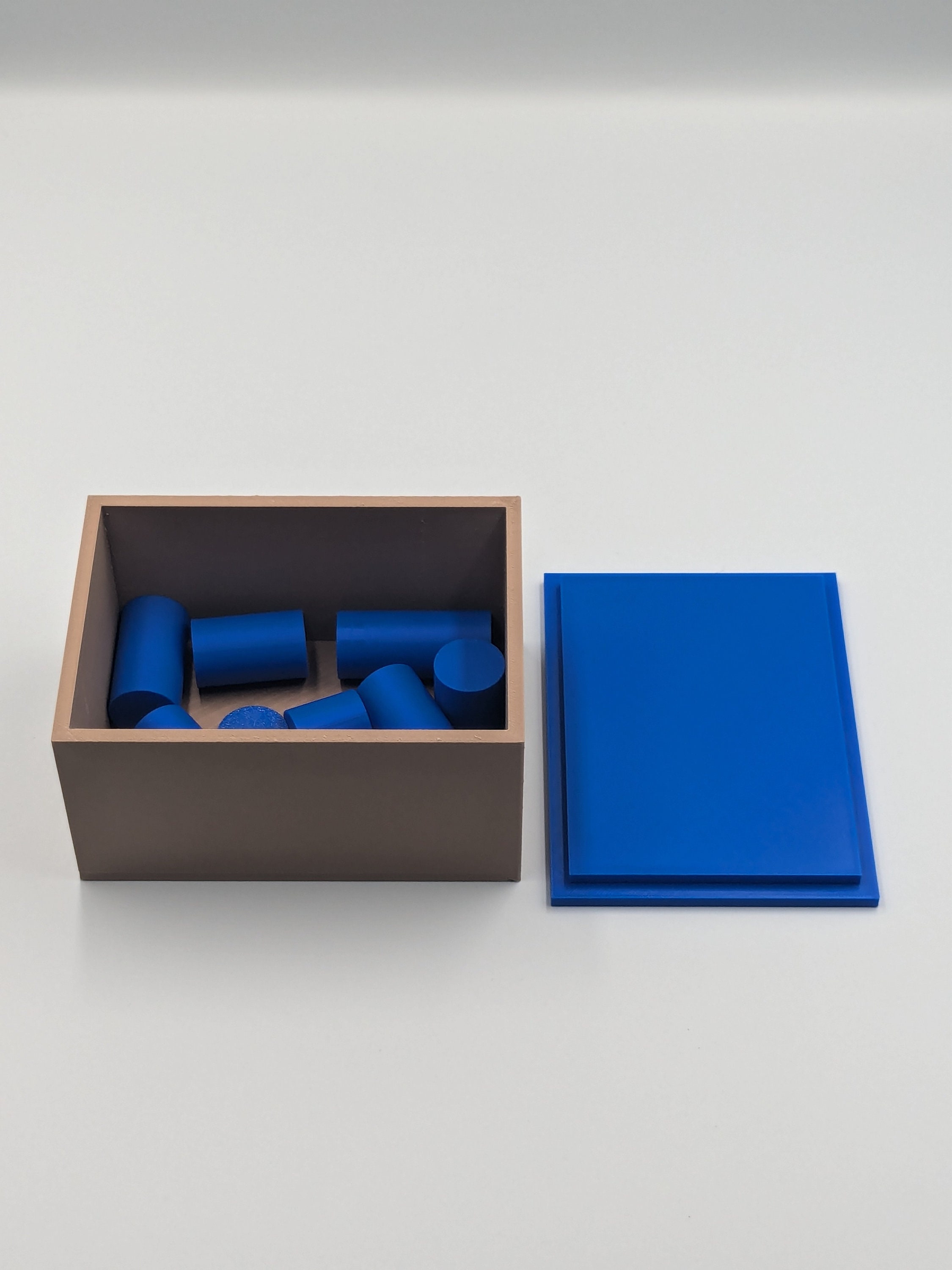 Knobless Cylinders Set With Boxes - Educational Learning Tool - Hands ...