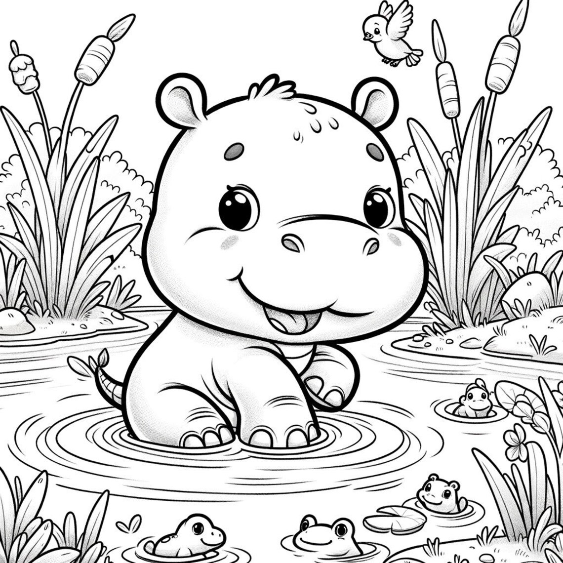 My Animal Coloring Book - Etsy