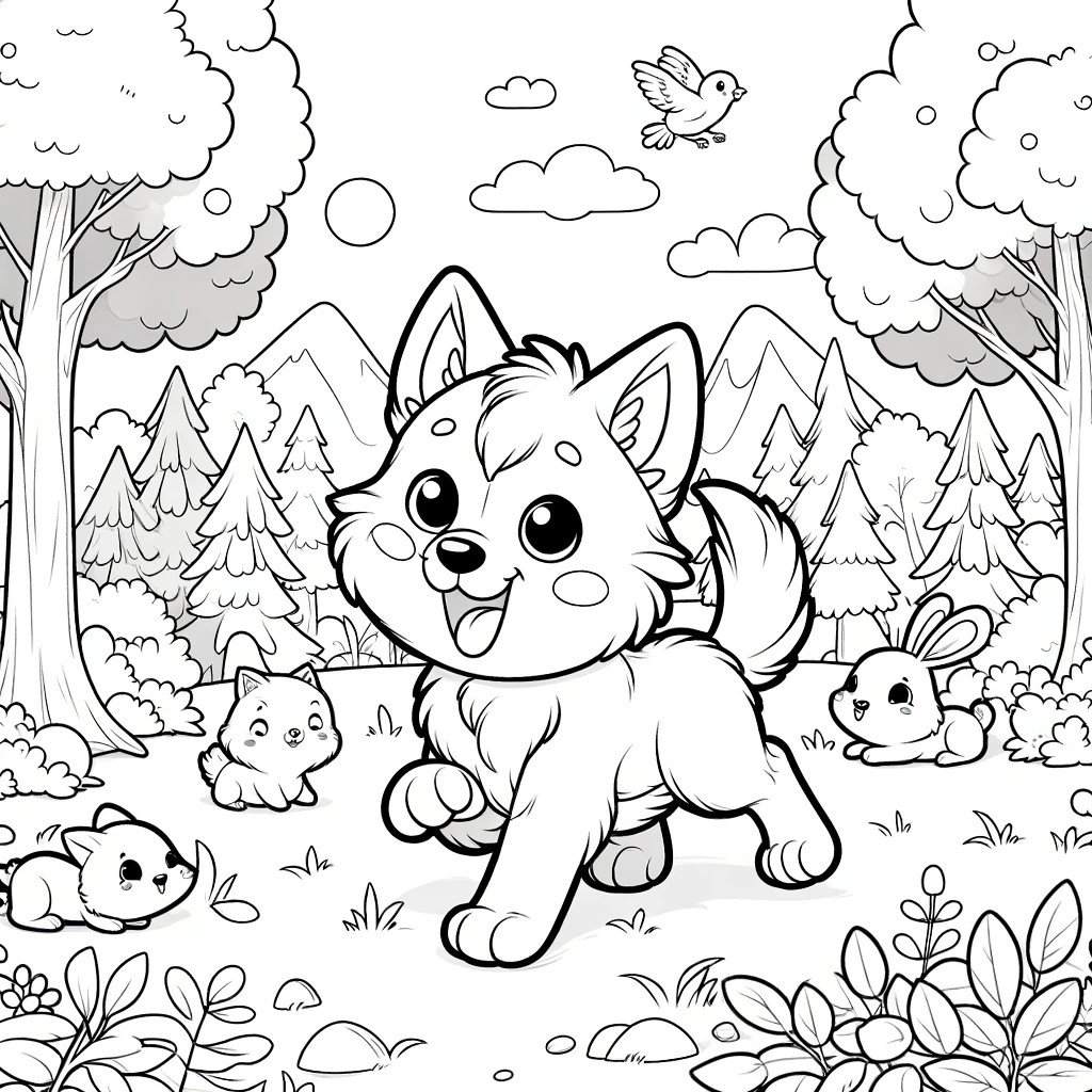 My Animal Coloring Book - Etsy