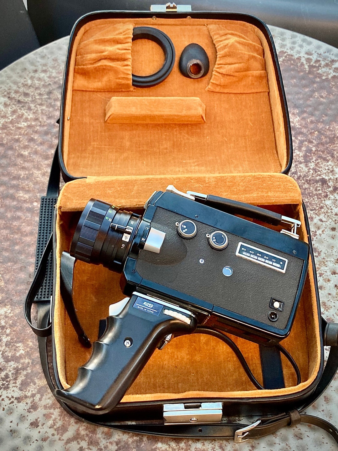 ELMO Super 106 Camera With Original Leather Case and Manual - Etsy
