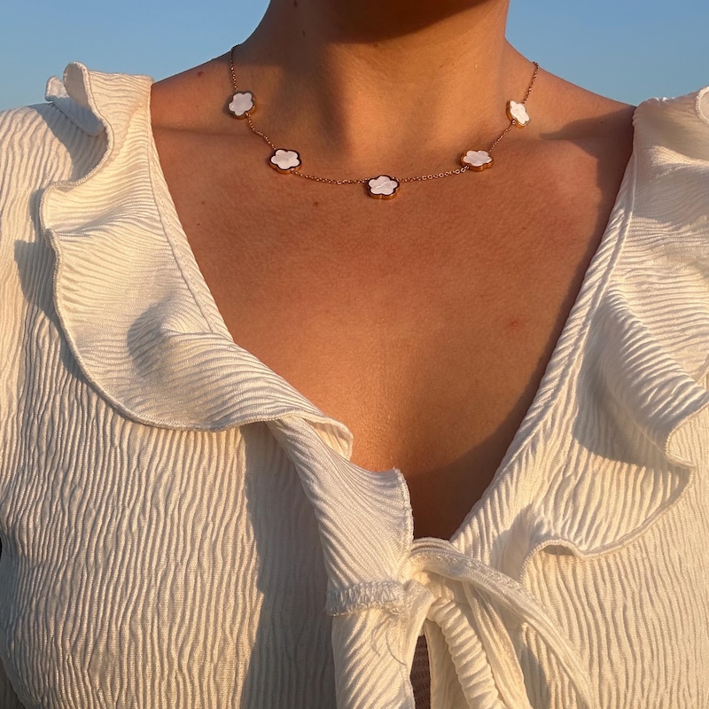 Nicole Wallace Clover Necklace - Etsy