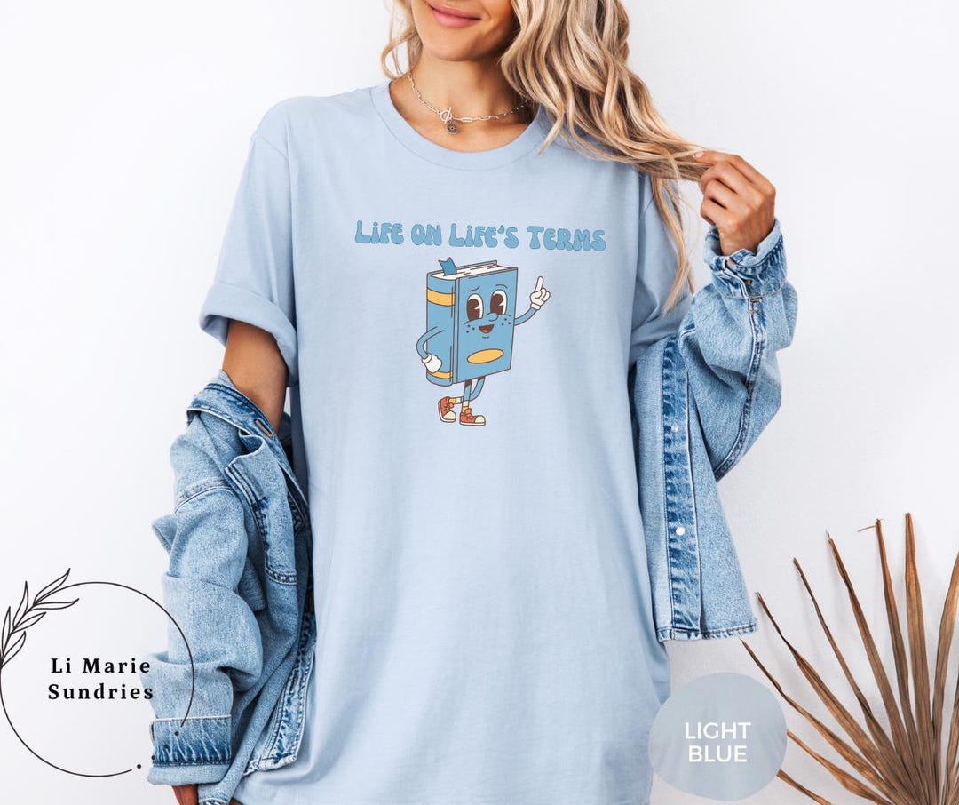 Life on Life's Terms SOBER Slogan Tee Retro Recovery Shirt Quality ...
