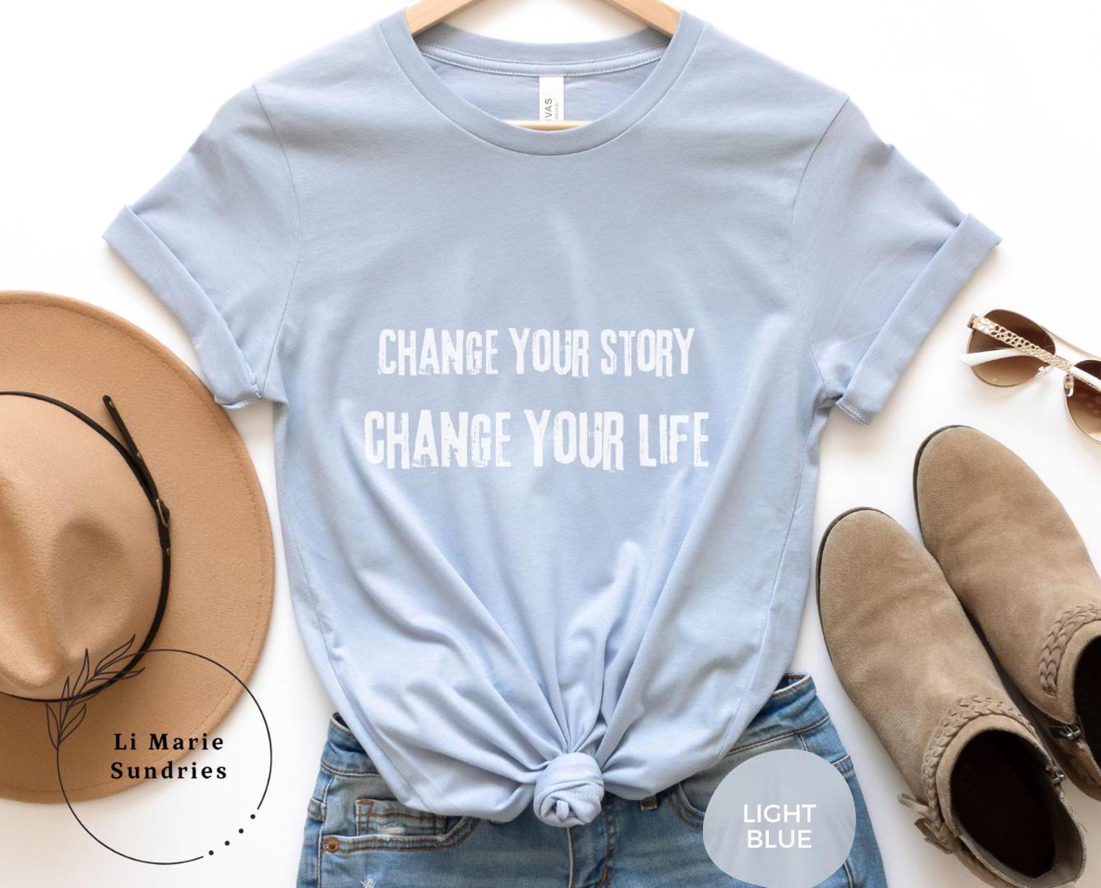 Tony Robbins Inspired Quote Shirt, Change Your Story Change Your Life ...