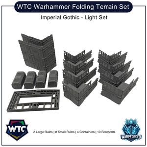 WTC Folding Tabletop Terrain Set Imperial Gothic - Warhammer 40k ...
