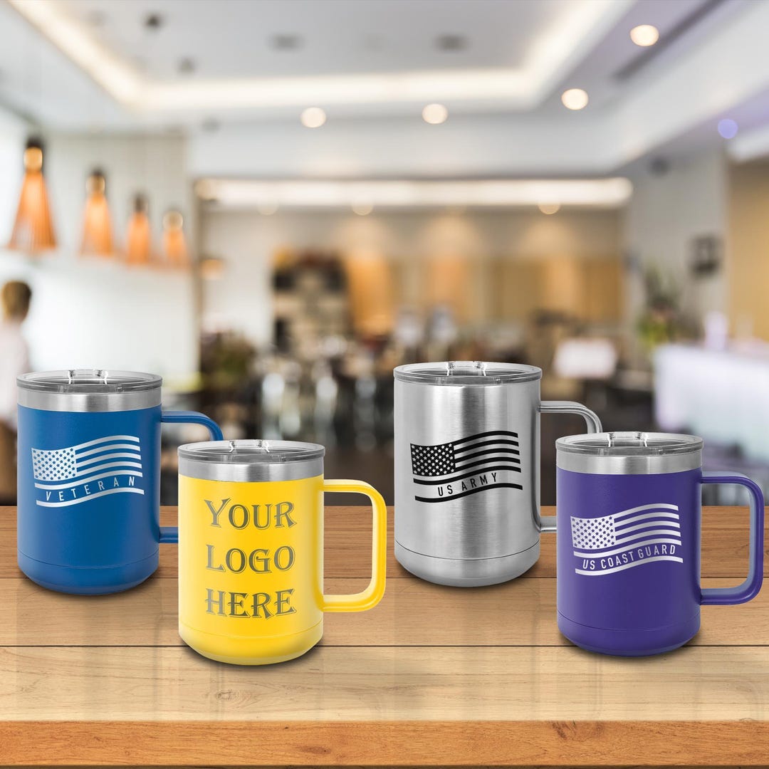 15 Oz Custom Military Token, Supply Corps, Custom Logo Mug, Army ...