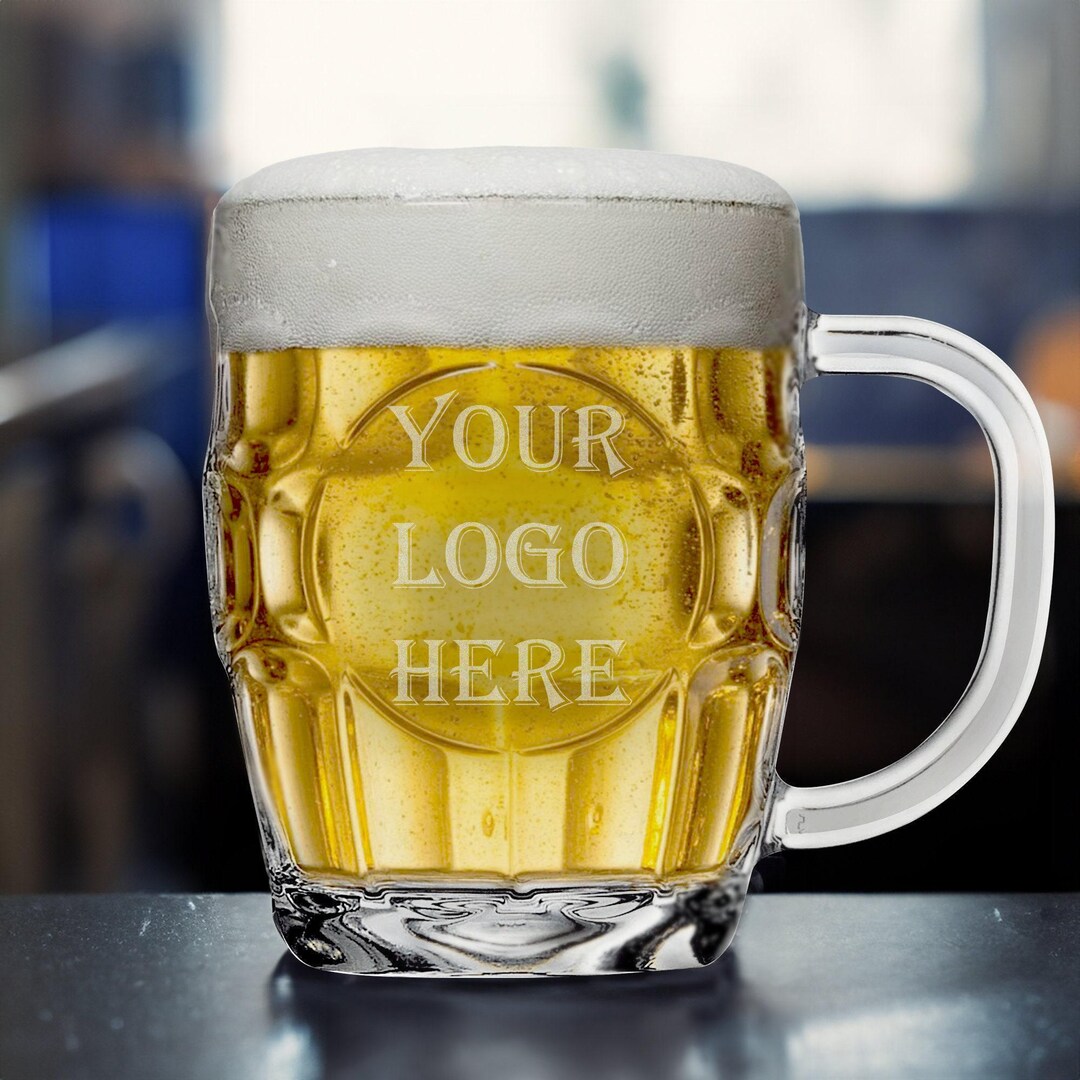 Custom Engraved 20 Oz Beer Mug With Handle - Custom Mug for Corporate ...