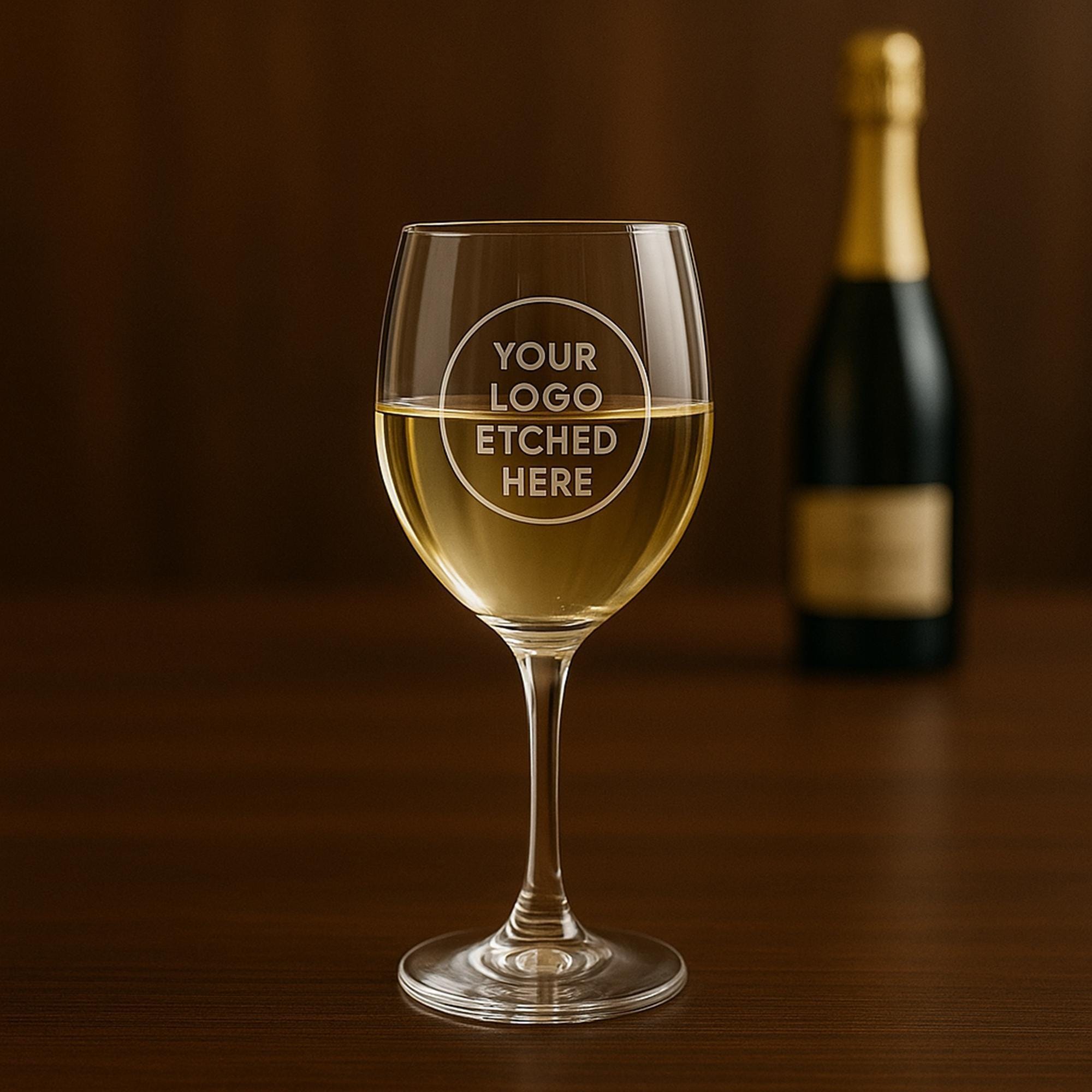 10.5 Oz Wine Glass – Clear Stemware for Business Dinners, Bulk Gifts ...