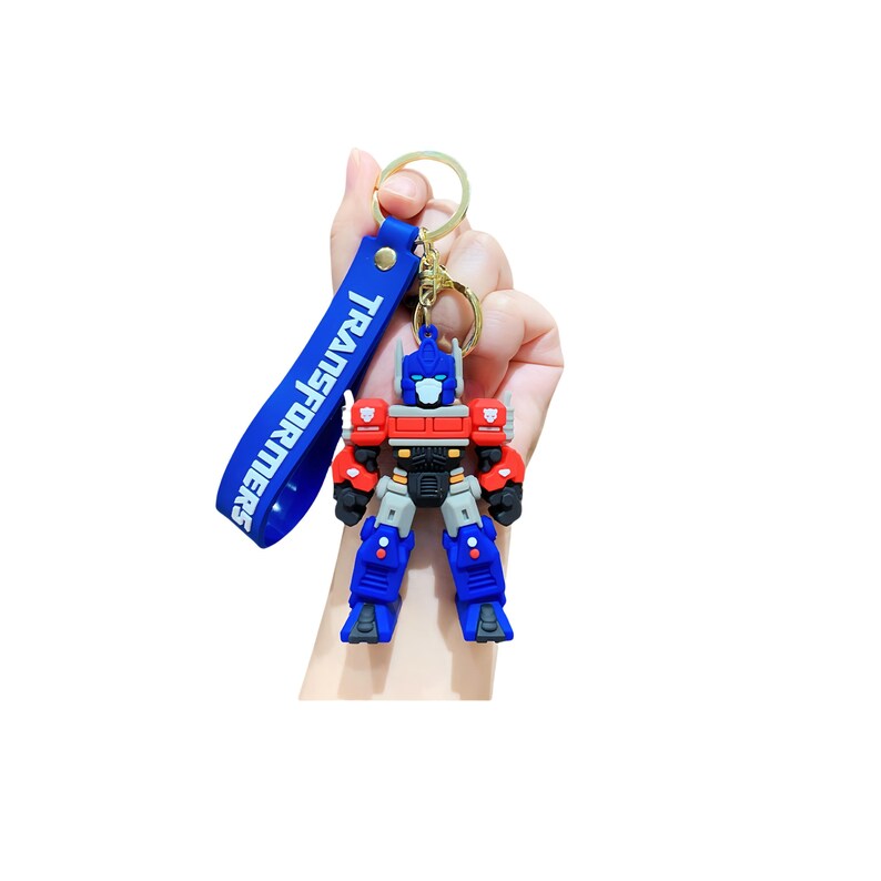Cute Bumblebee Keychains, Optimus Prime Keychains, Transformers ...