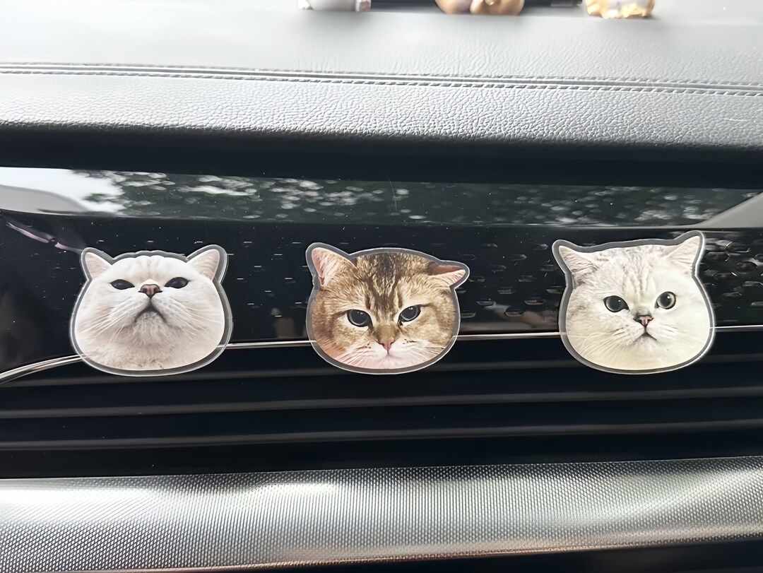 Custom Pet Car Decor, Acrylic Cat/dog Portrait, Personalized Cat/dog ...