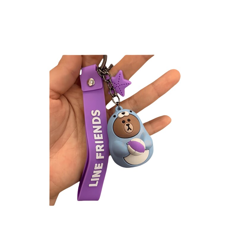 Line Friends Keychains - Etsy