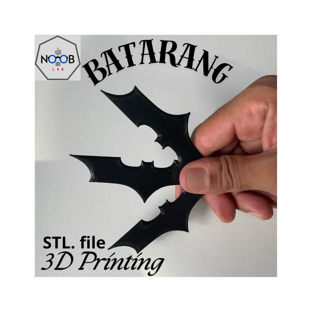 Bat Batarang STL File Digital Download for 3D Printing - Etsy