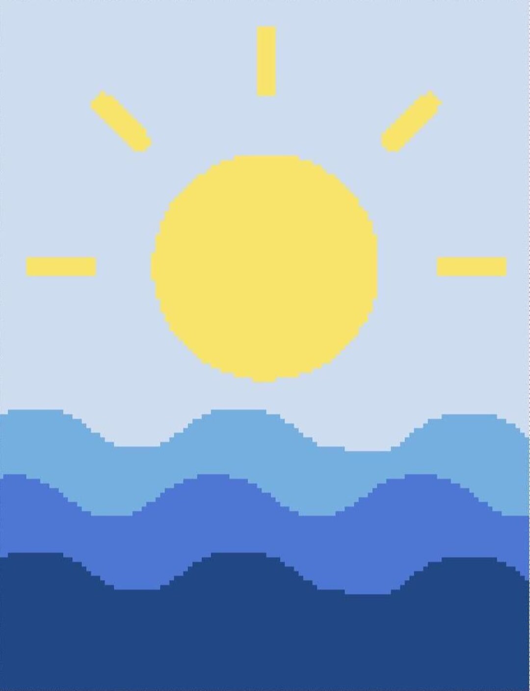 Water and Sun C2C Crochet Blanket Pattern Corner to Corner - Etsy