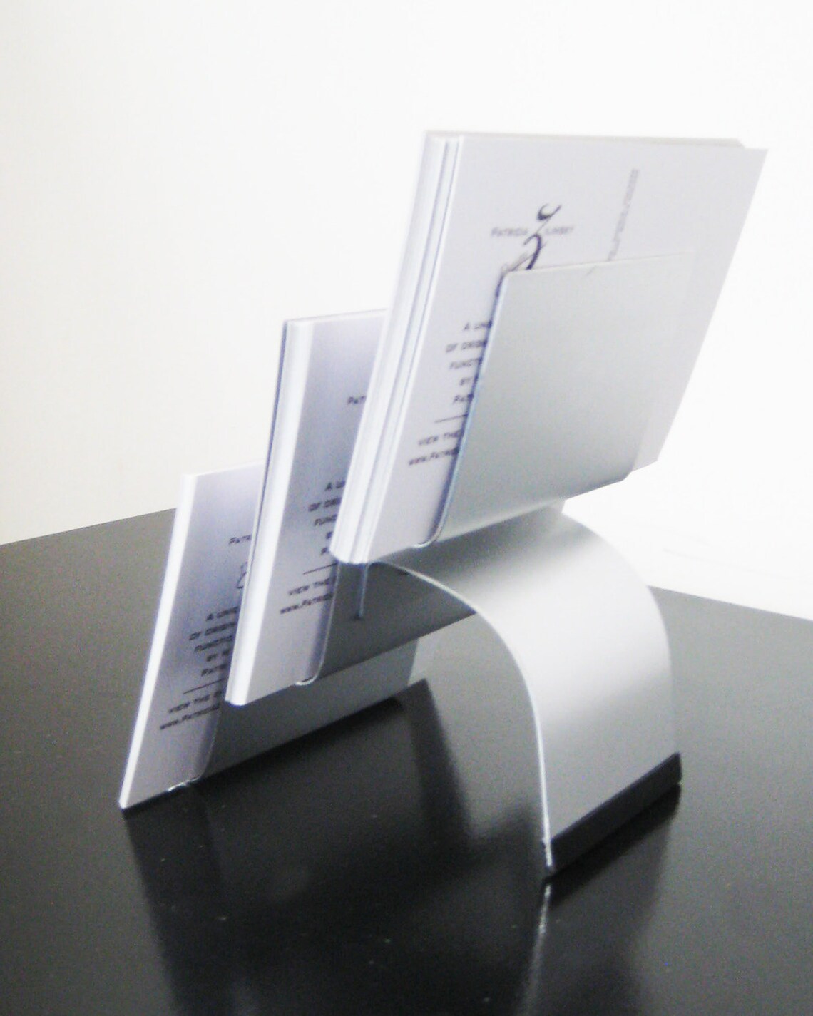 Modern Three Pocket Postcard Holder - Etsy