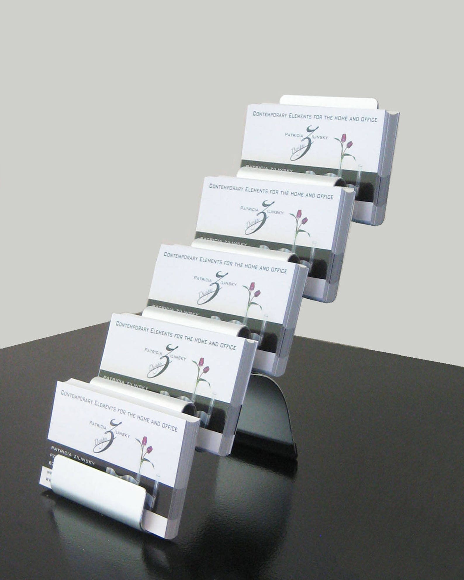 Five Pocket Vertical and Horizontal Business Card Holder - Etsy