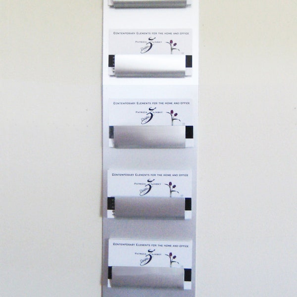 Wall Mount Multiple Business Card Holder - Etsy