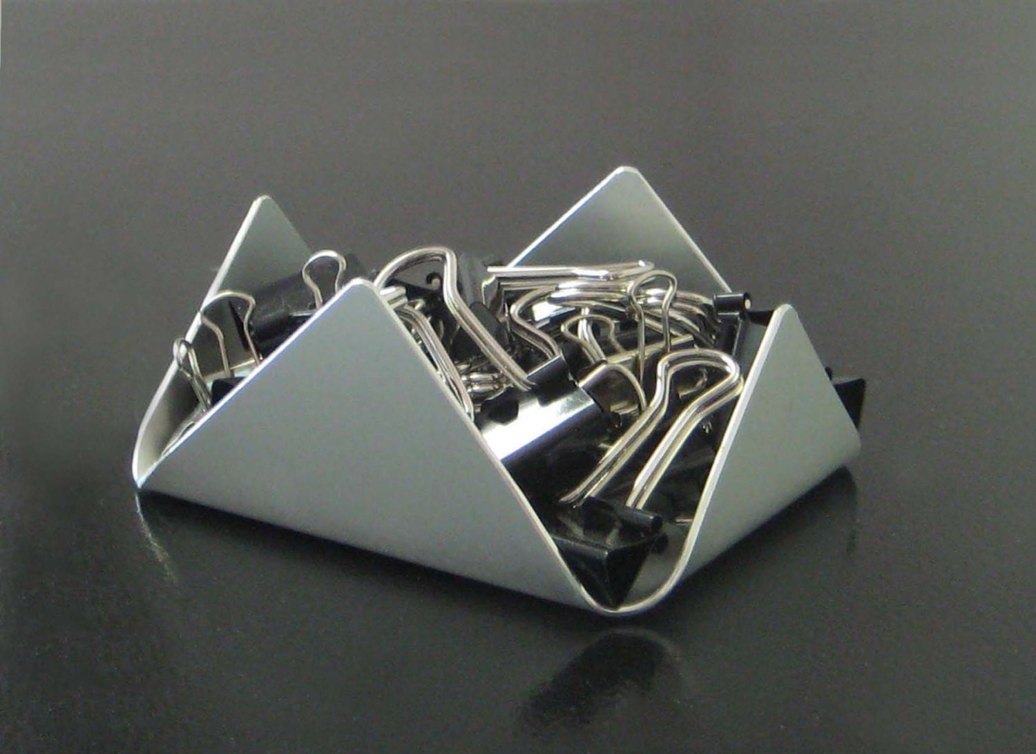 Mini Peak Paper Clip Holder - Etsy