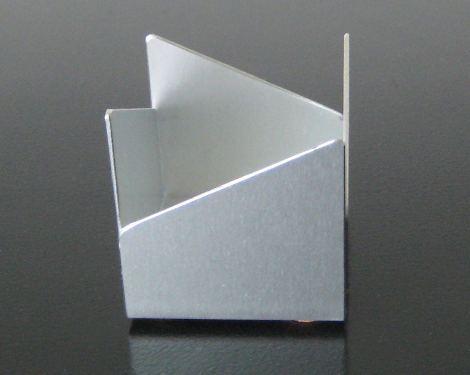 Asymmetrical 2" Square Metal Container - Etsy