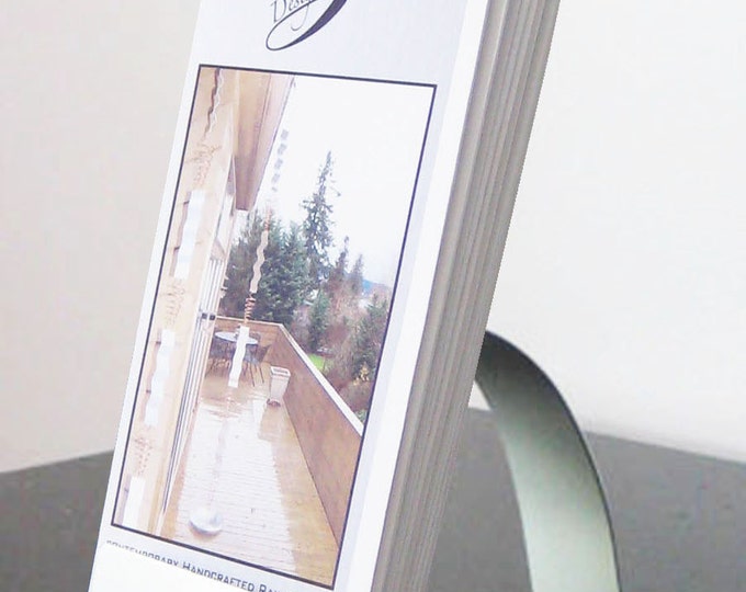 Modern Metal Brochure Holder - Etsy