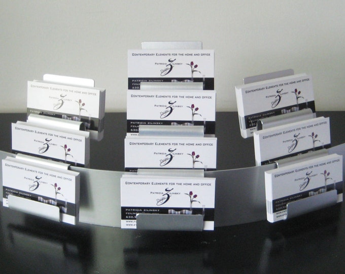 Modern Modular 10 Pocket Business Card Holder - Etsy