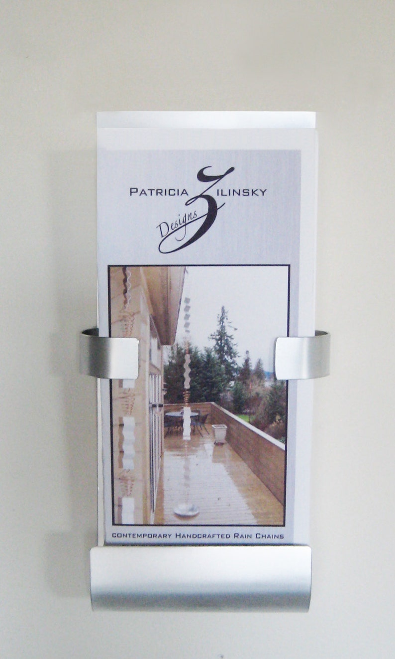 Wall Mount Metal Brochure Holder - Etsy