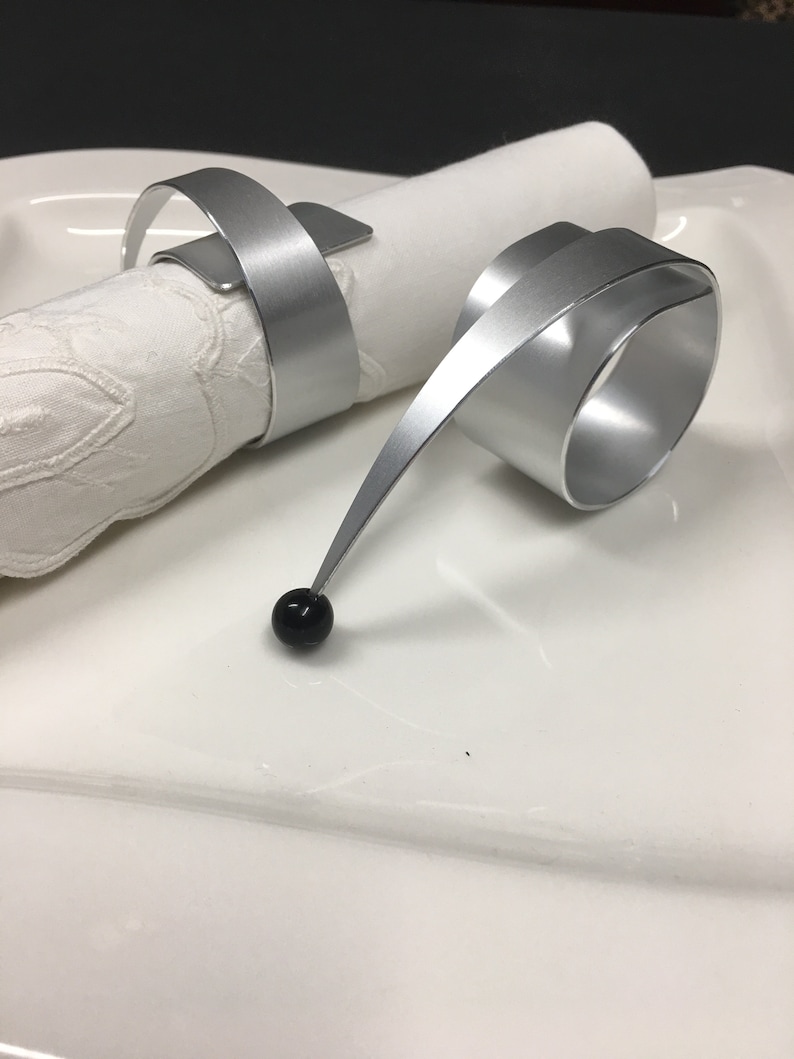 Modern Elegance Napkin Ring | Etsy