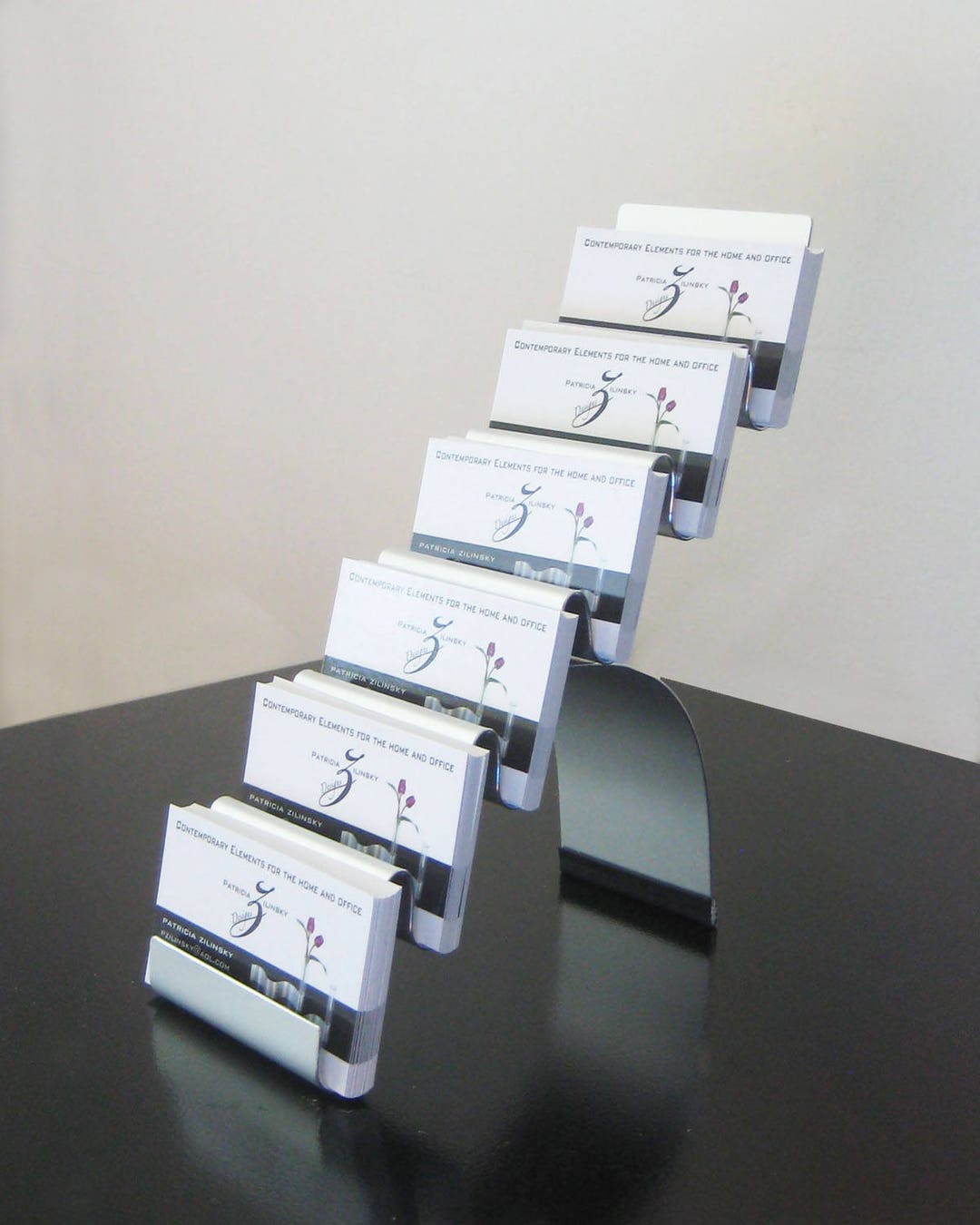 Six Pocket Vertical and Horizontal Business Card Holder - Etsy