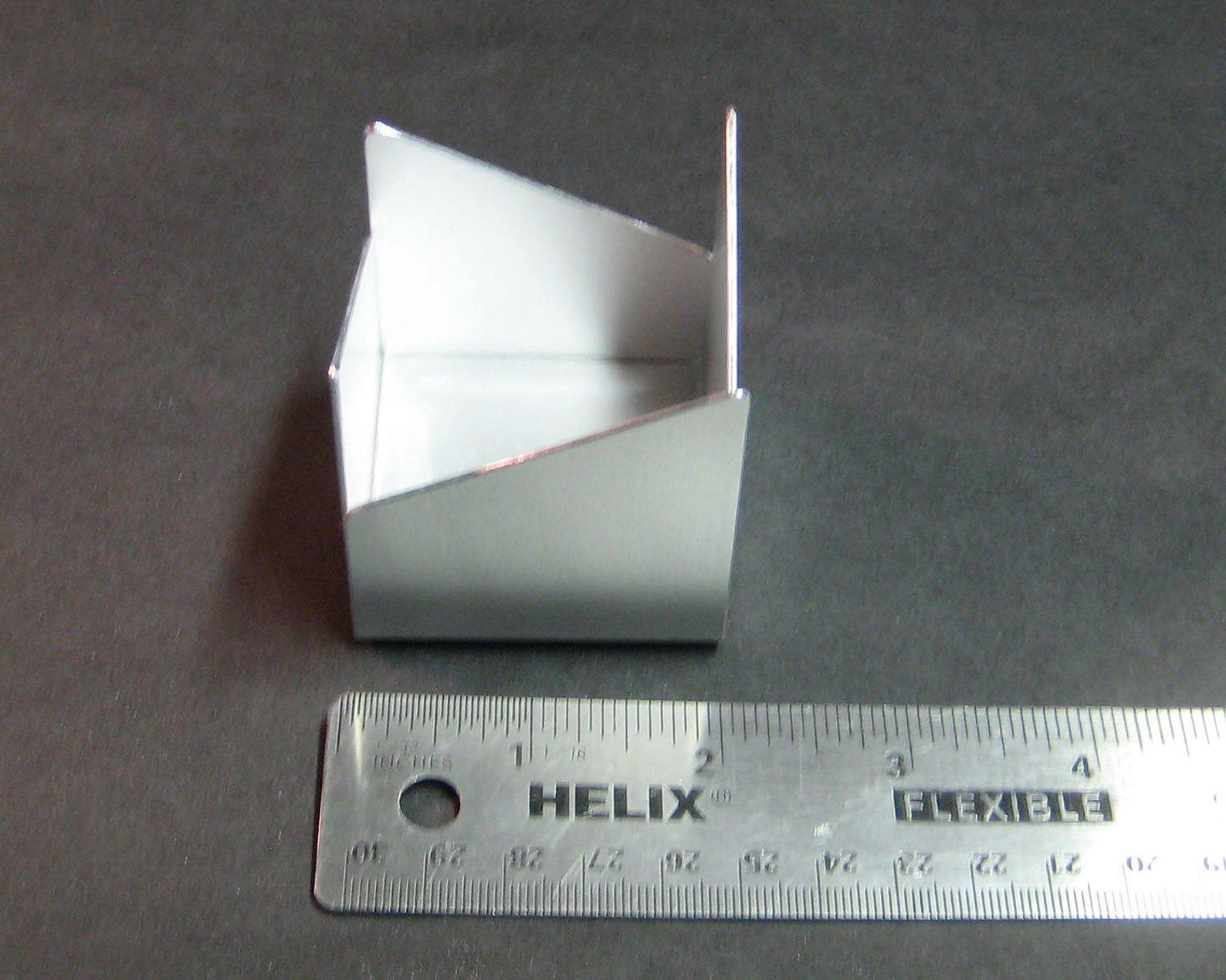 Asymmetrical 2 Square Metal Container | Etsy