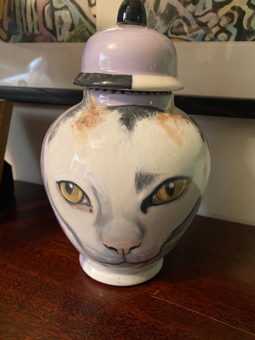 Custom Medium Calico Cat Urn PET URN for Dogs and Cats X SMALL Kitty ...