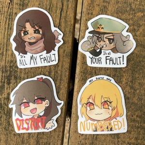 Limbus Company Vinyl Stickers: Silly Goofy Memes - Etsy