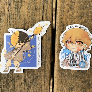 Limbus Company Vinyl Stickers: Silly Goofy Memes - Etsy