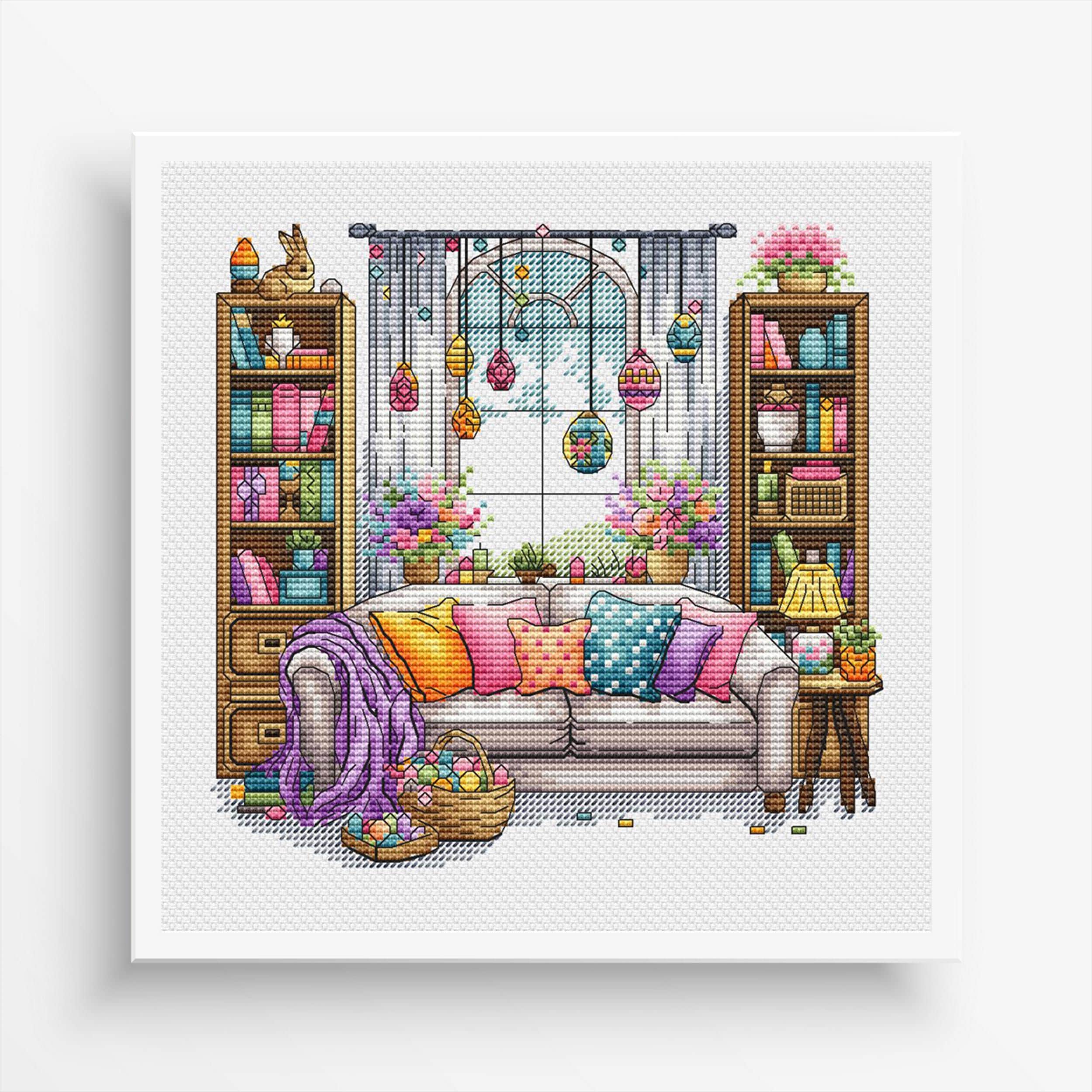 Easter Cross Stitch Patterns, Easter Cross Pattern, Easter Embroidery ...