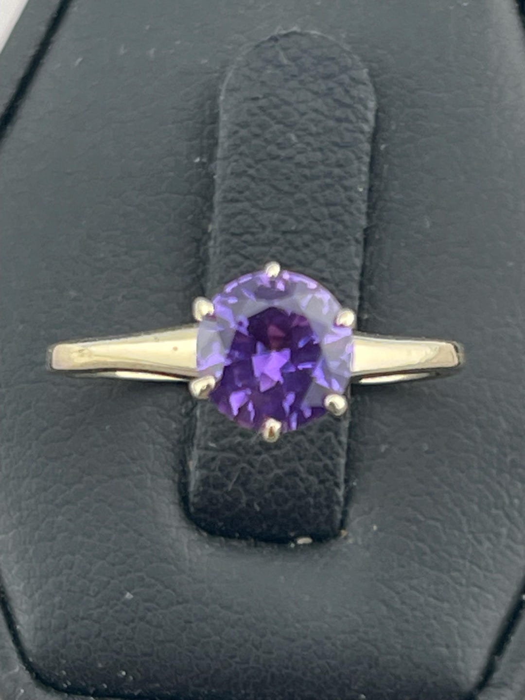 Antique Alexandrite Color Changing Solitaire Ring 14 Carat, Yellow Gold ...