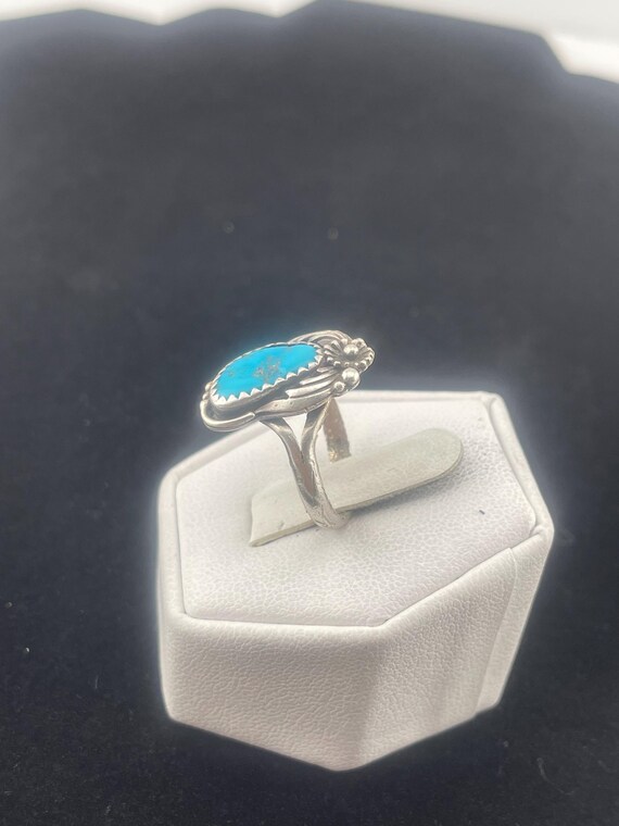 Antique native American Navajo, turquoise ring sterli… - Gem