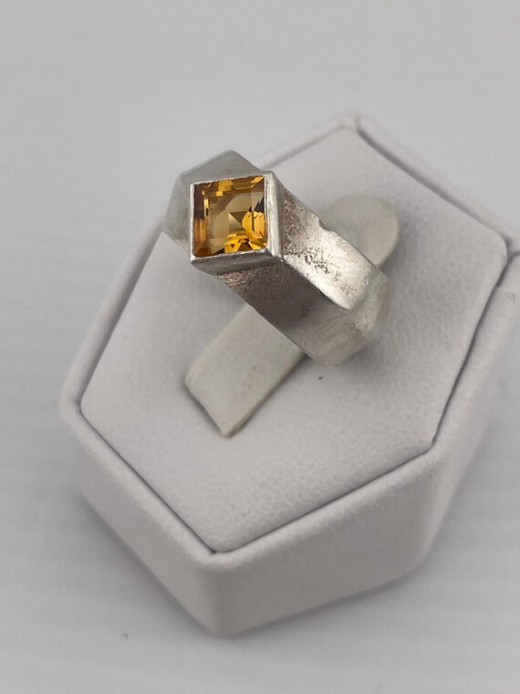 Antique Navajo Elgin Tom wideband, princess cut, citr… - Gem