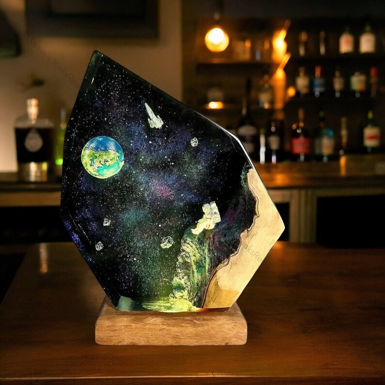 Astronaut Resin Night Lights Space Resin Lamp for Home Decor Space ...