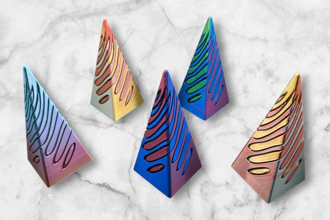 Vortex Pyramid Impossible Pyramid, Desk Fidget, Fidget Cone, Stress ...