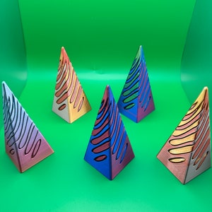 Vortex Pyramid Impossible Pyramid, Desk Fidget, Fidget Cone, Stress ...