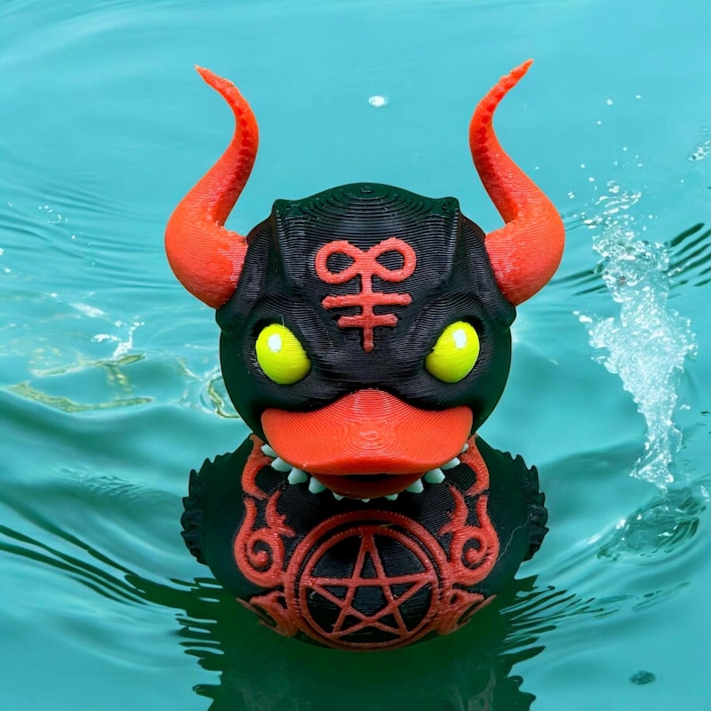 Rubber Duck Demon - Etsy