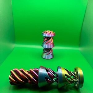 Stacked Helix Impossible Cone Pass Through, 3d Printed Fidget Cone ...