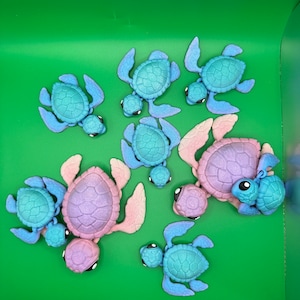 Sea Turtle Articulating Pet, Adorable Baby Sea Turtle - Etsy