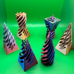 Vortex Pyramid Impossible Pyramid, Desk Fidget, Fidget Cone, Stress ...