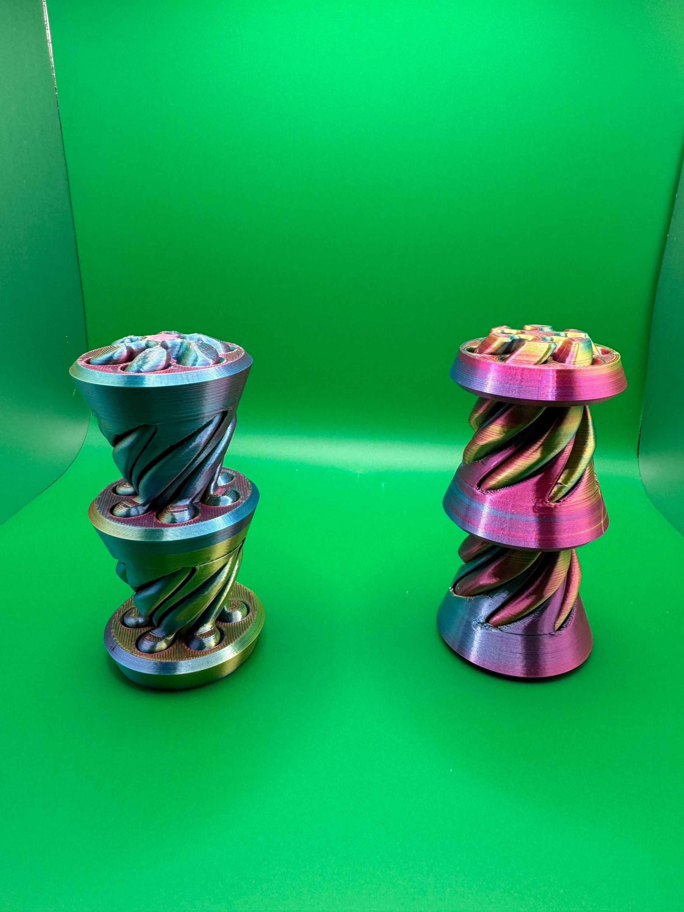 Stacked Helix Impossible Cone Pass Through, 3d Printed Fidget Cone ...