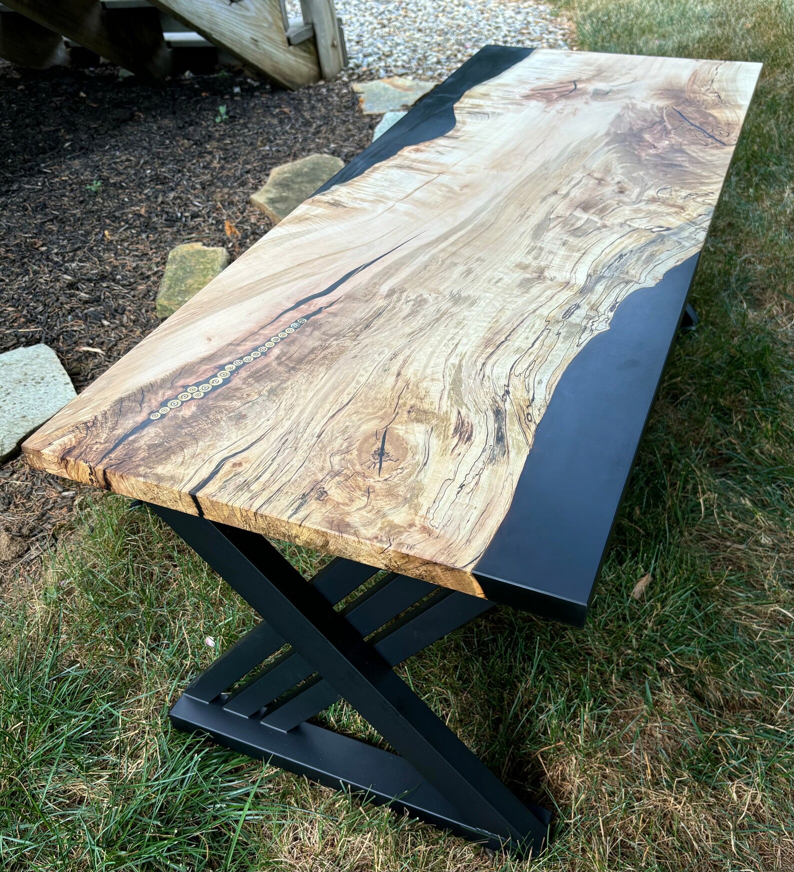 Handmade Spalted Maple and Epoxy Coffee Table - Etsy