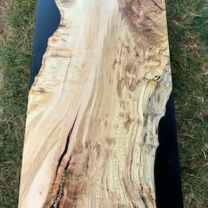 Handmade Spalted Maple and Epoxy Coffee Table - Etsy