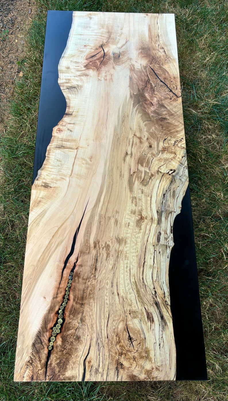 Handmade Spalted Maple and Epoxy Coffee Table - Etsy