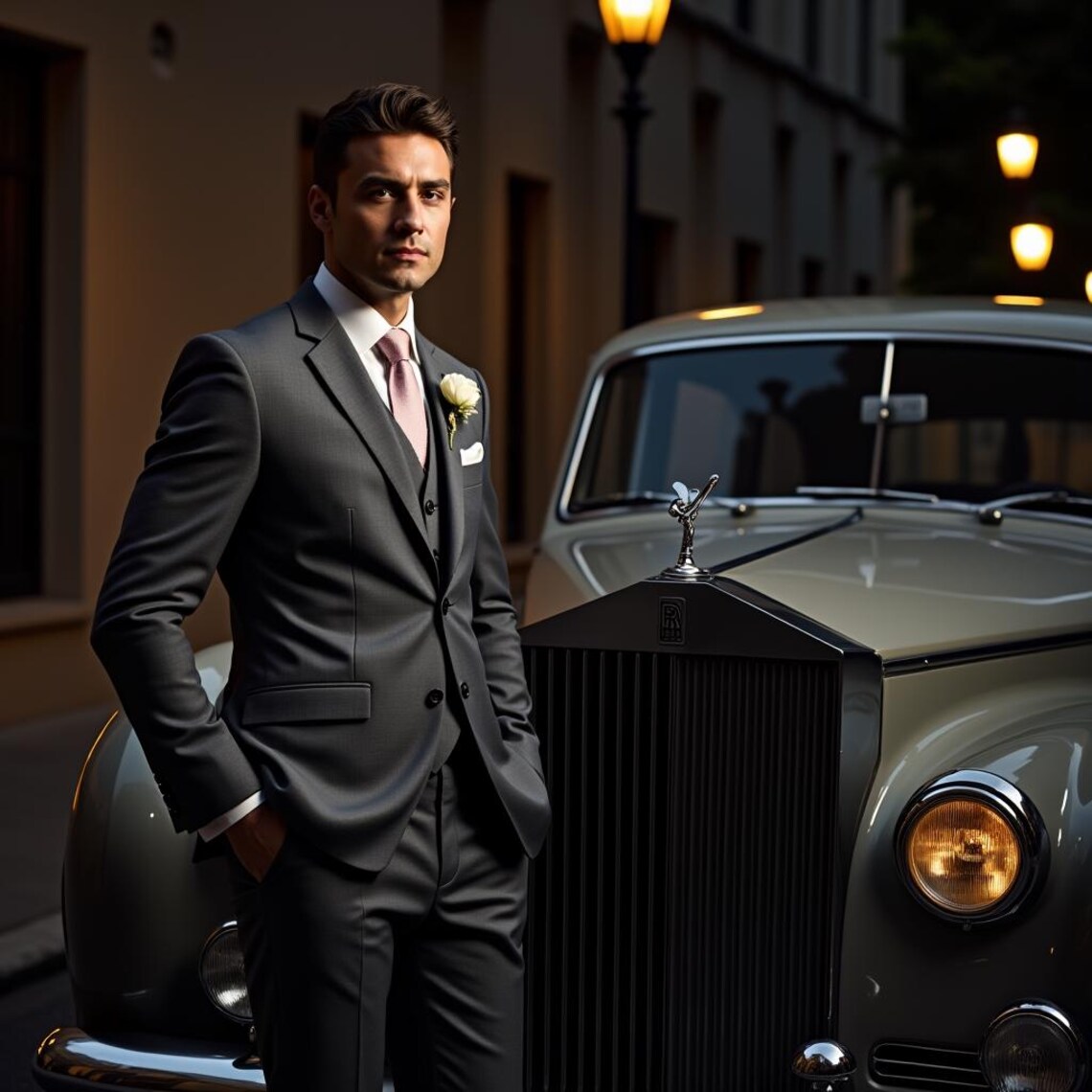 Custom Graphite Grey Suit: Slim Fit Three-piece Wedding Attire - Etsy