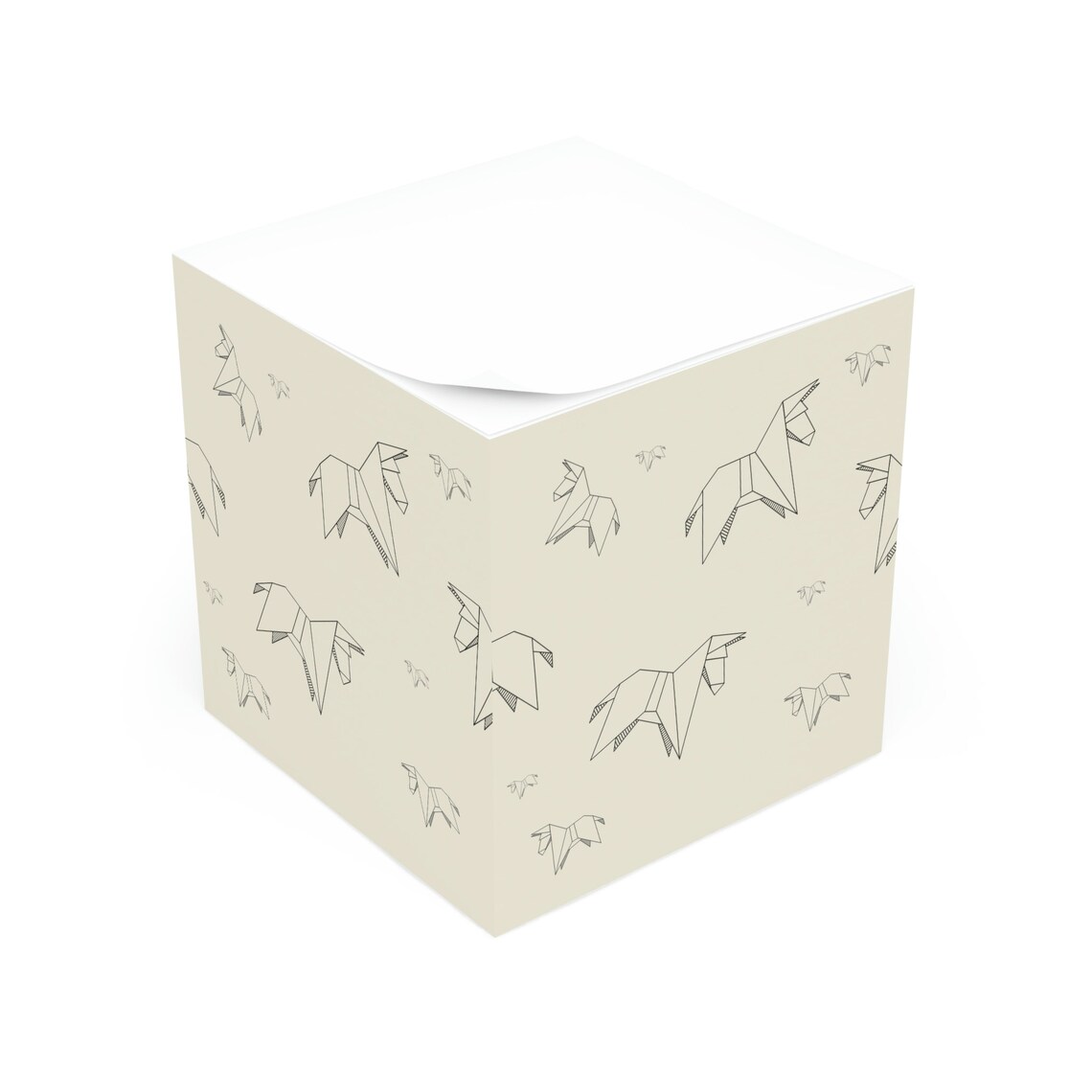 Origami Donkey Note Cube - Etsy