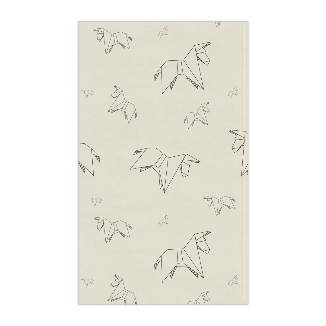 Origami Donkey Kitchen Towel - Etsy