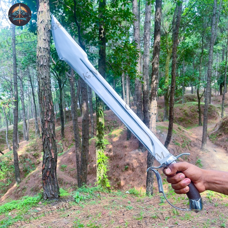 Norseman Medieval Machete Sword, Handforged Knife With Sheath, 24 Blade ...